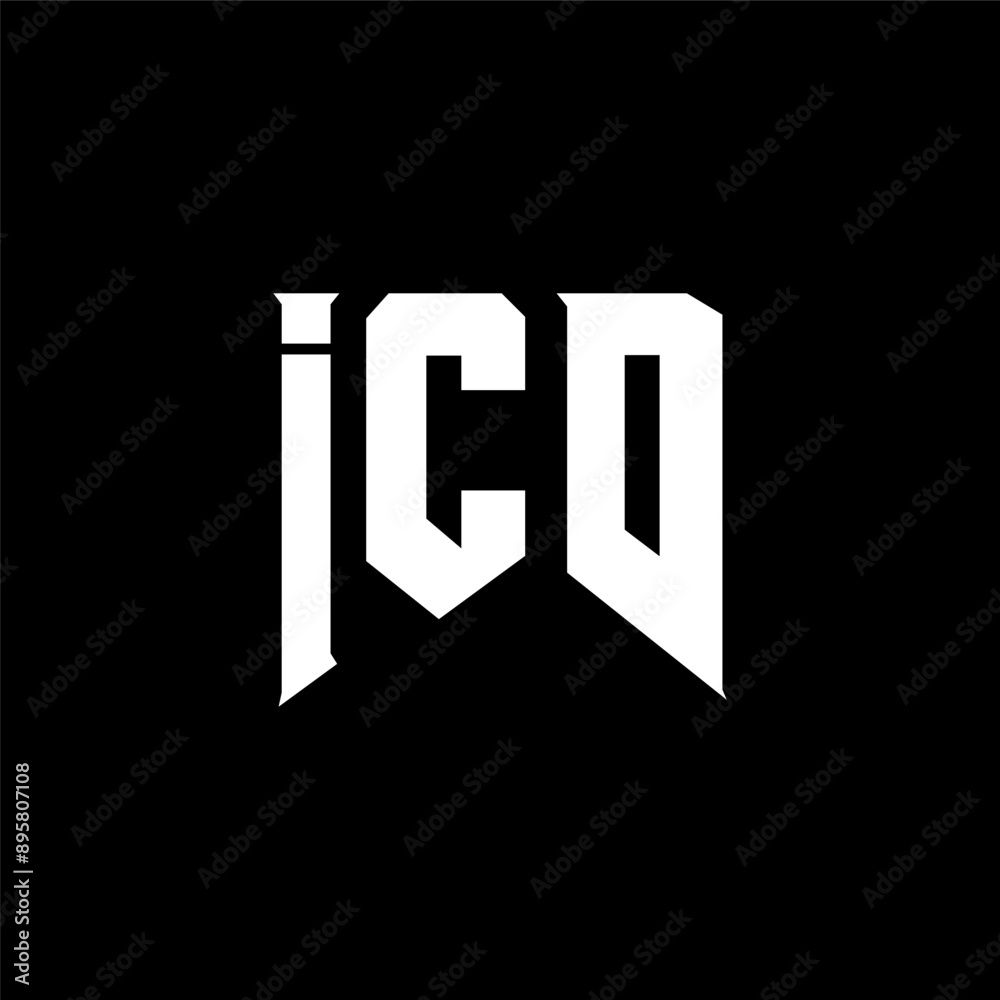 Vektor ICD letter logo design for technology company. ICD logo design ...