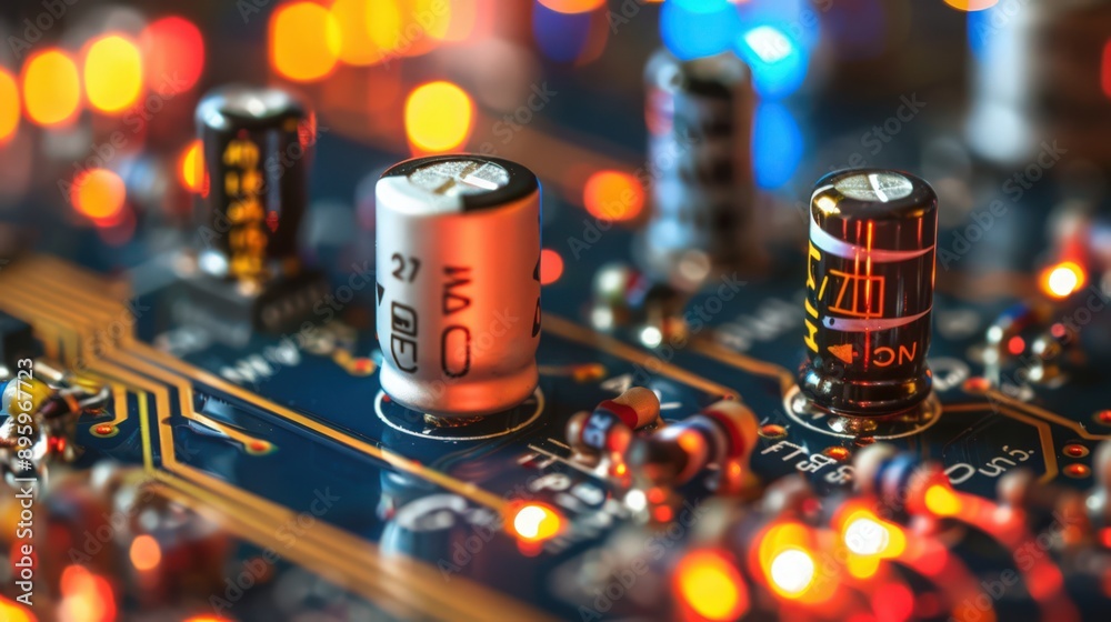 Diagram Of An Rlc Resistor Inductor Capacitor Circuit Highlighting The Interaction Between