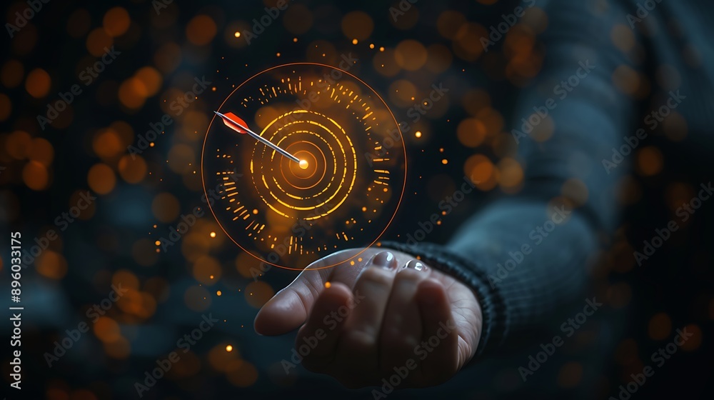 Achieving Goals: A Visual Representation of Target Setting and Success ...