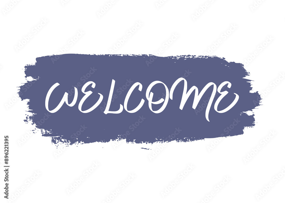 welcome sign with transparent background Stock Illustration | Adobe Stock