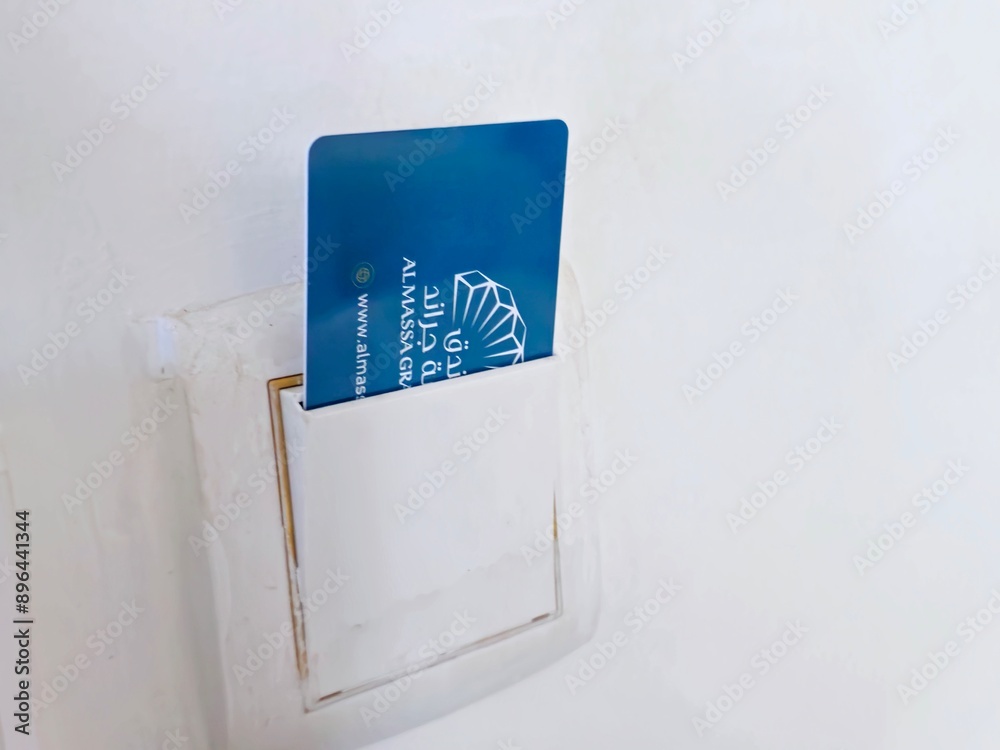 Mecca, Saudi Arabia, June 5 2024: Al Masa grand hotel electronic key in ...