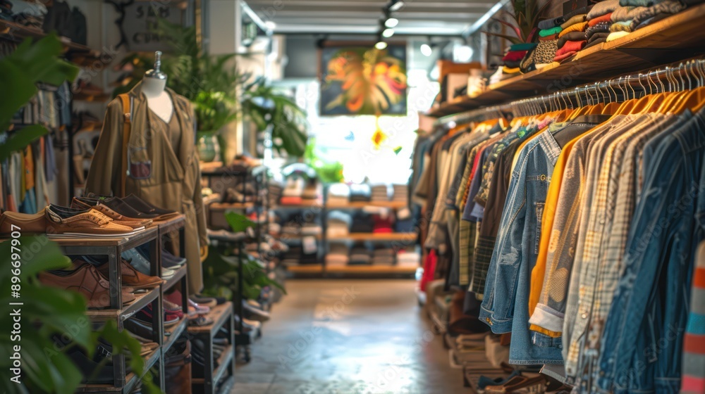 Thrifting for a Cause: Inside Look at a Charity Shop's Clothing ...