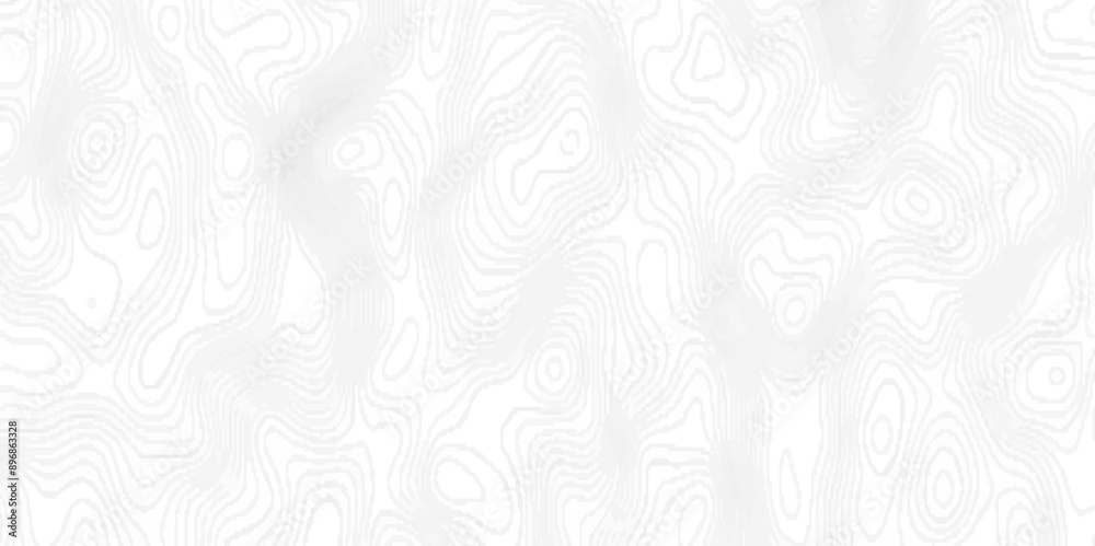 Abstract geological Topographic map patterns, black and white ...