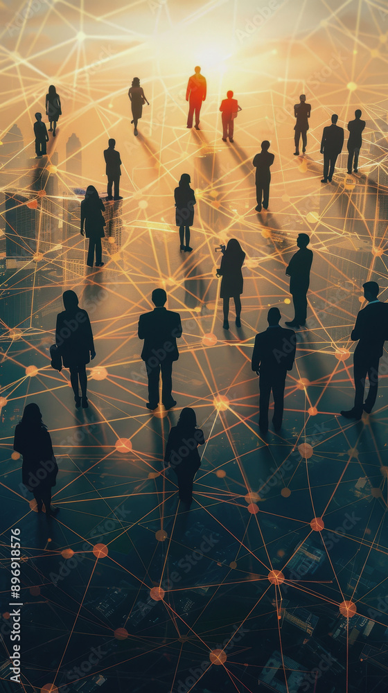 Networking Day is a business expansion day. the connection between ...