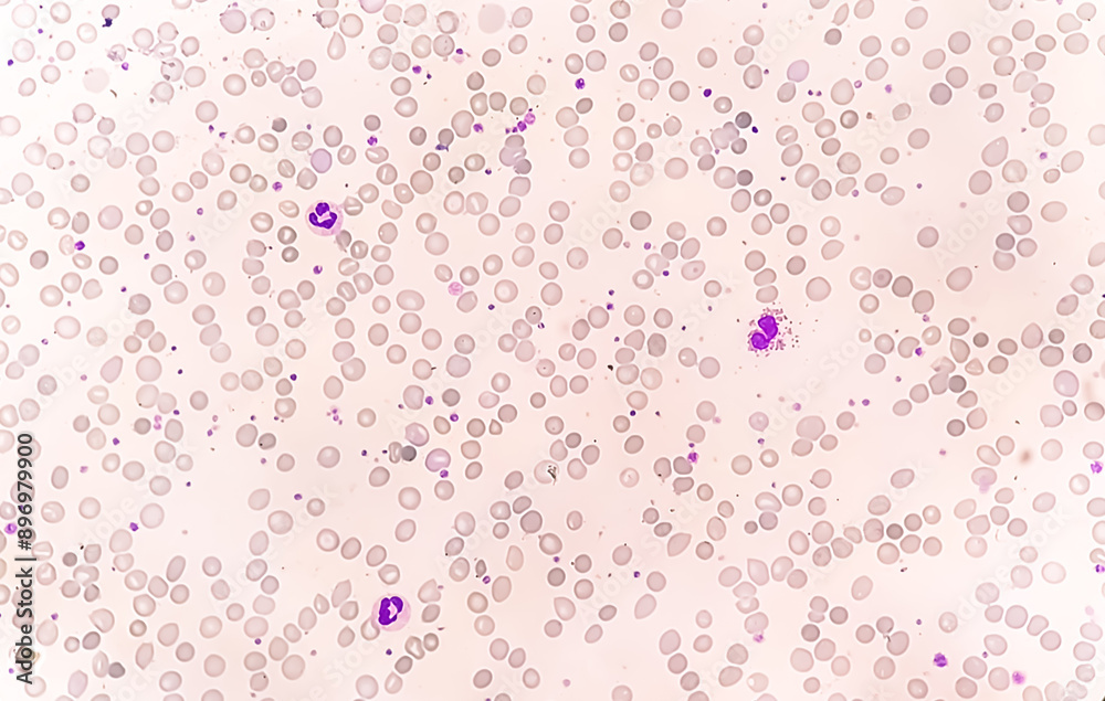 Anisocytosis anisochromia with both microcytic hypochromic and ...