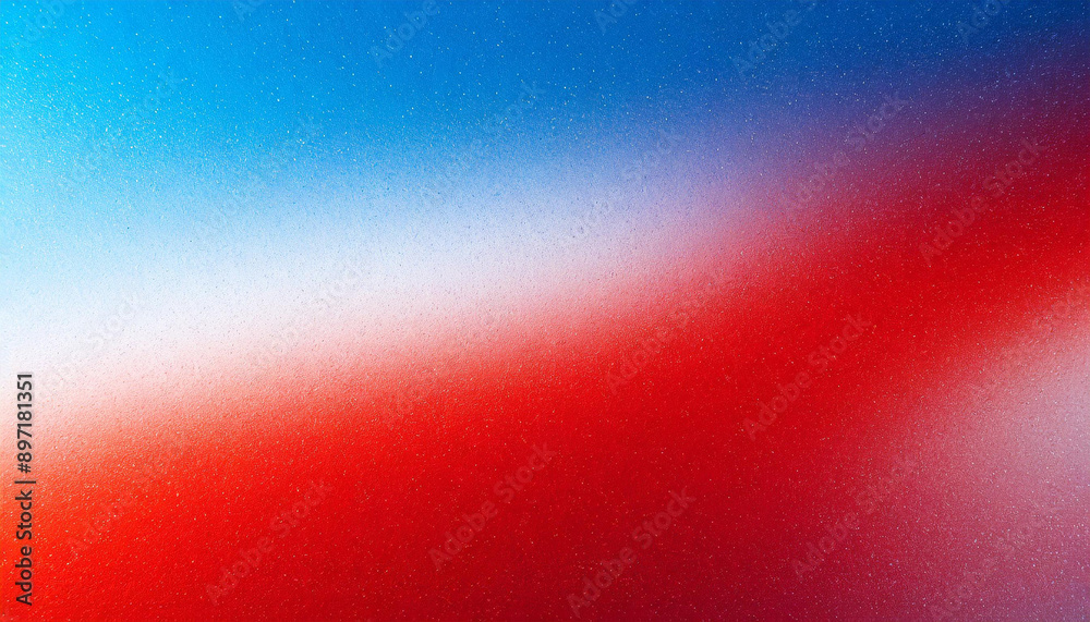Vibrant Gradient Blur Background with Rich Red White and Serene Blue ...