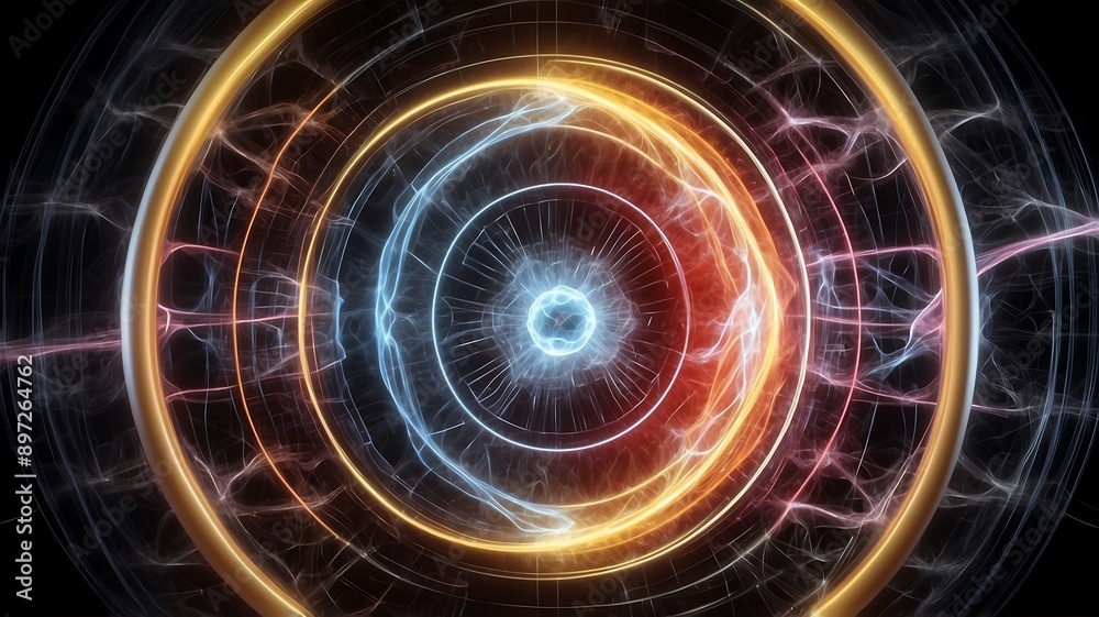 Detailed Visual Aid on Electron Flow and Magnetic Fields Featuring ...