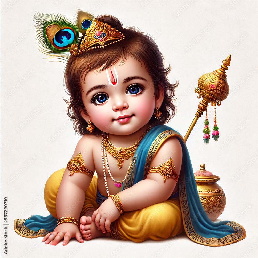 Bal Krishna, Lord Krishna, The Divine Indian God Krishna, Krishna ...