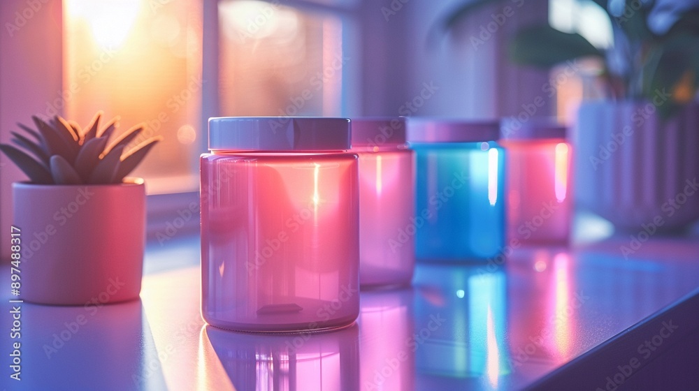 Biodegradable packaging minimalist design holographic display of its ...