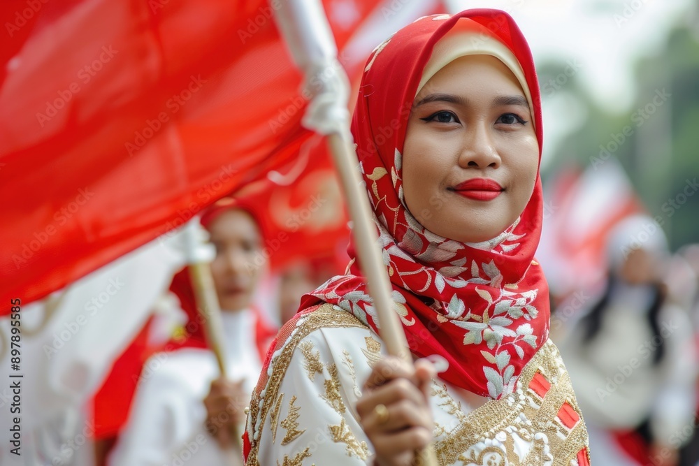 Patriotic festivities, celebration of indonesia independence day ...