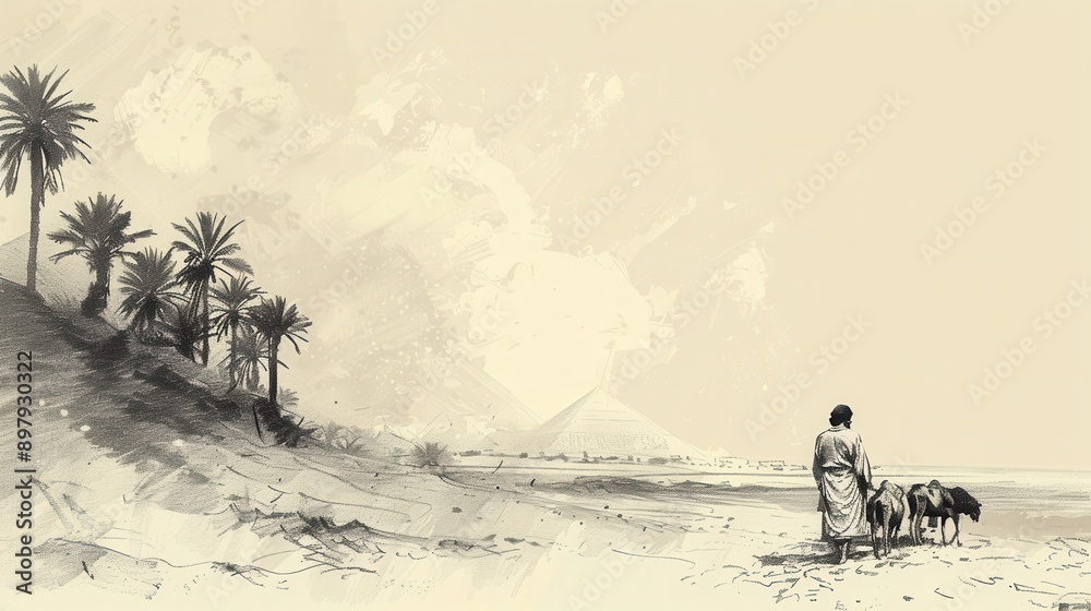 Genesis,Joseph Rules in Egypt:Modern Bible Wall Art of Joseph ...