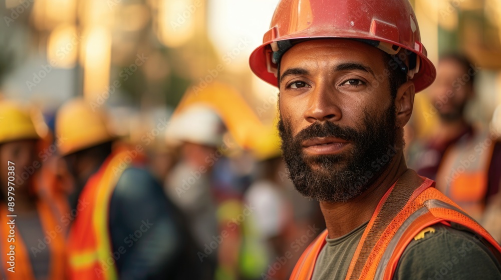 Labor Day Celebration: Construction Workers Highlighting Workforce ...