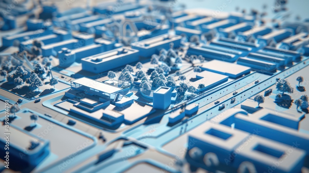 urban planning department using digital 3D models and simulations to ...