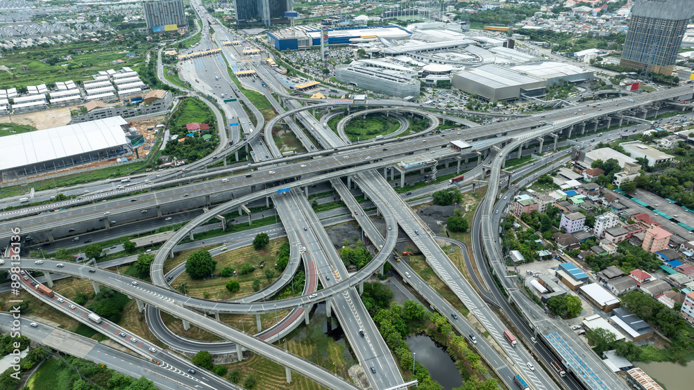 Burapha Withi Expressway, Industrial Ring Road, Bangna Intersection ...