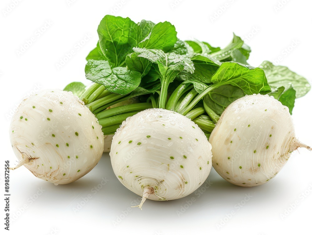 Ultra HD Hyper-realistic 8K Image of Turnips with Transparent ...