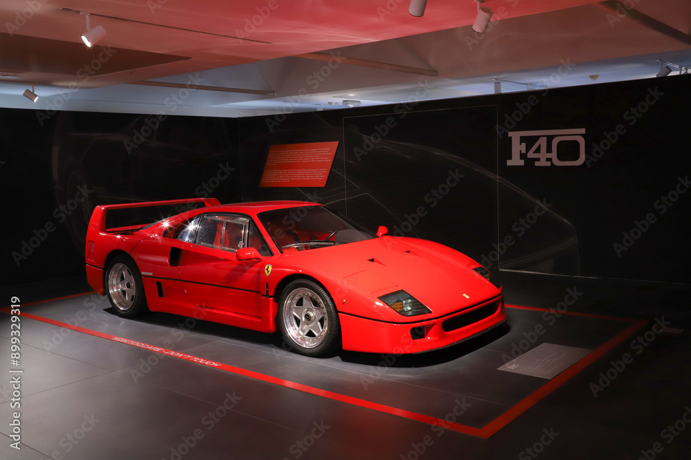 Maranello, Modena, Italy, June 23 2024 - Ferrari Museum in Maranello ...