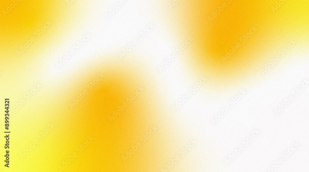 Abstract white grainy background with yellow gradient pattern and ...