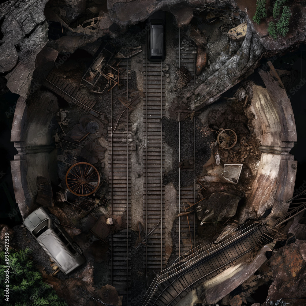 Post Apocalyptic Battle Map for RPG ,Map for Dungeons and Dragons,DnD ...