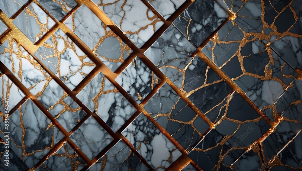 Premium Platinum Geometric backdrop Artful wallpaper with metallic ...