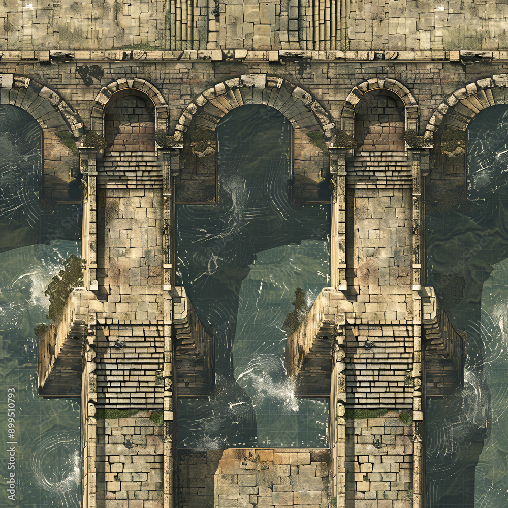 Ilustrace Ancient Rome Battle Map for RPG ,Map for Dungeons and Dragons ...