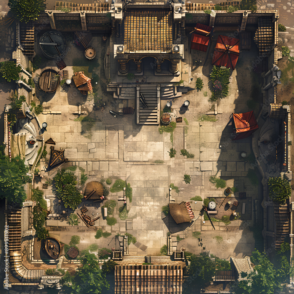 Ancient Rome Battle Map for RPG ,Map for Dungeons and Dragons,DnD map ...