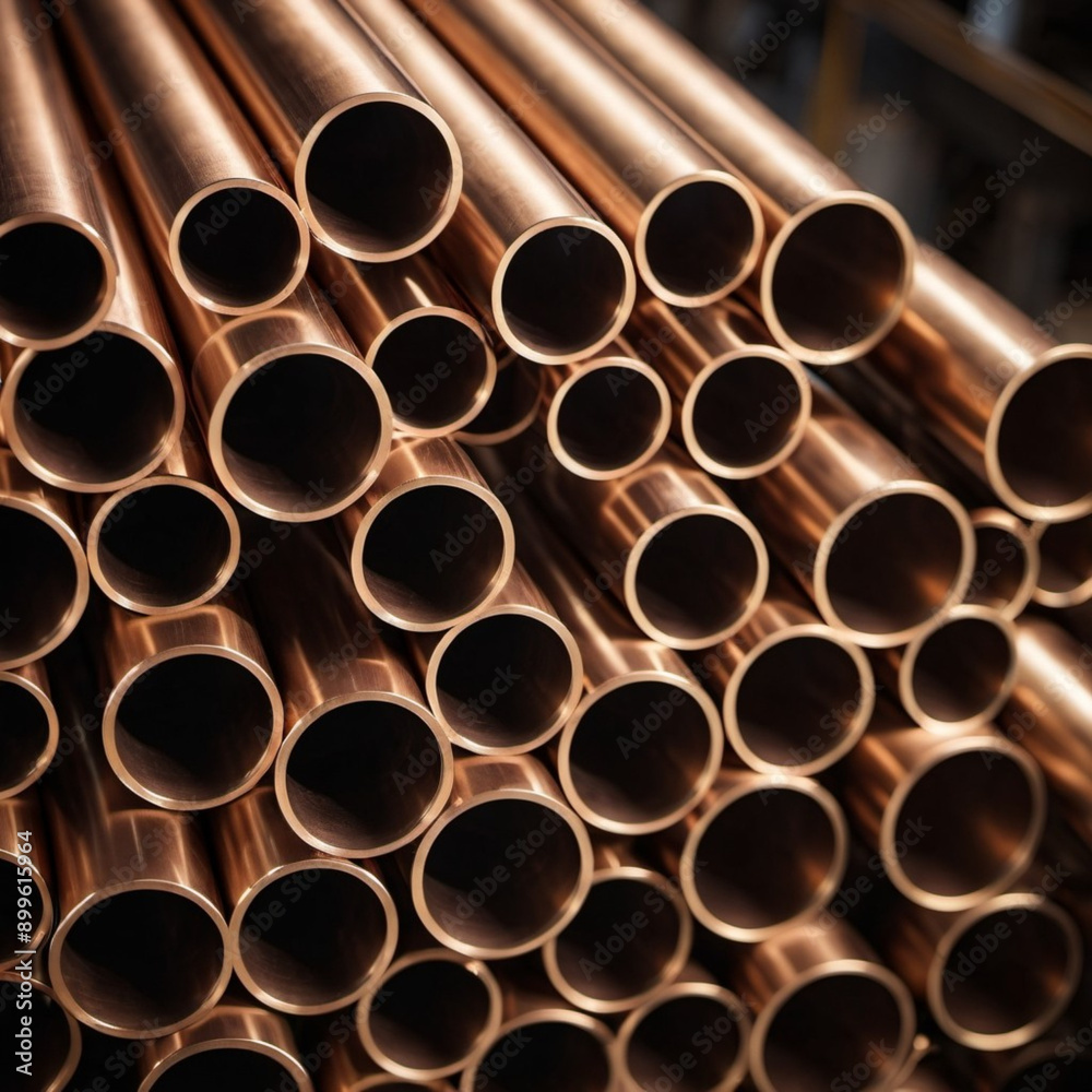 Copper bronze heat exchanger pipes. Heavy non-ferrous metallurgy ...