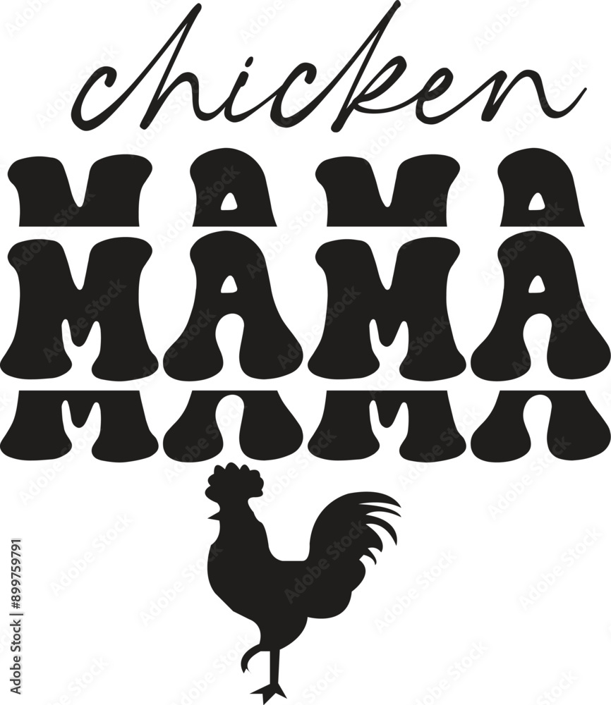 Vector de Stock Print Screaming Chicken Svg, Dancing Chicken Svg ...