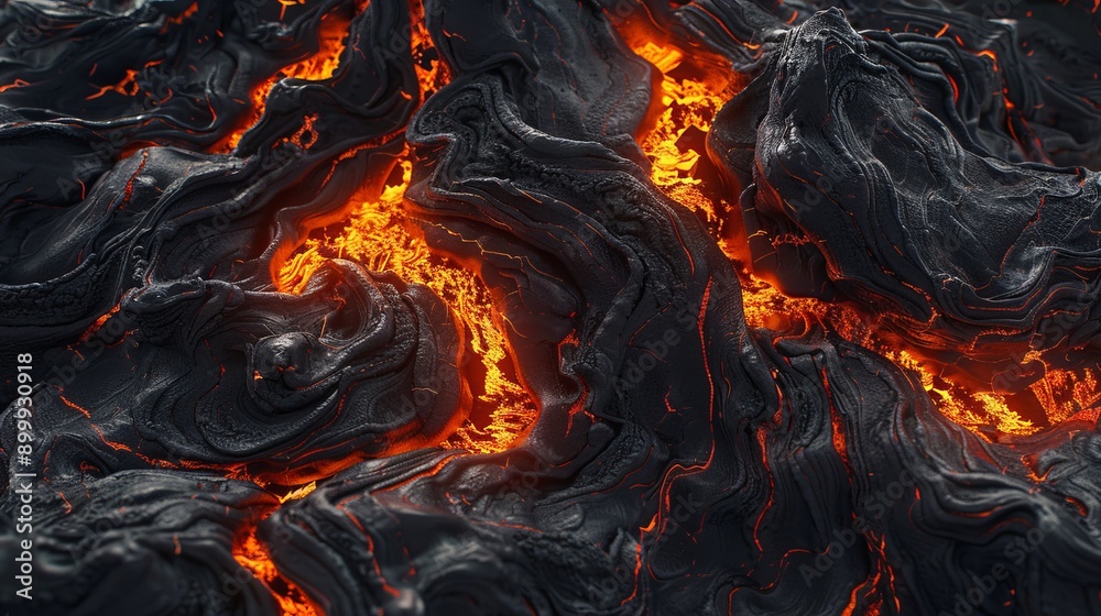 Authentic photo capturing realistic magma texture for immersive visual ...