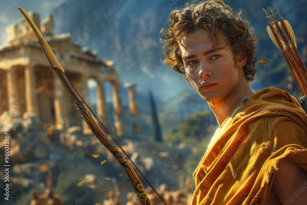 Apollo ancient greek and roman mythology: god of light and prophecy ...