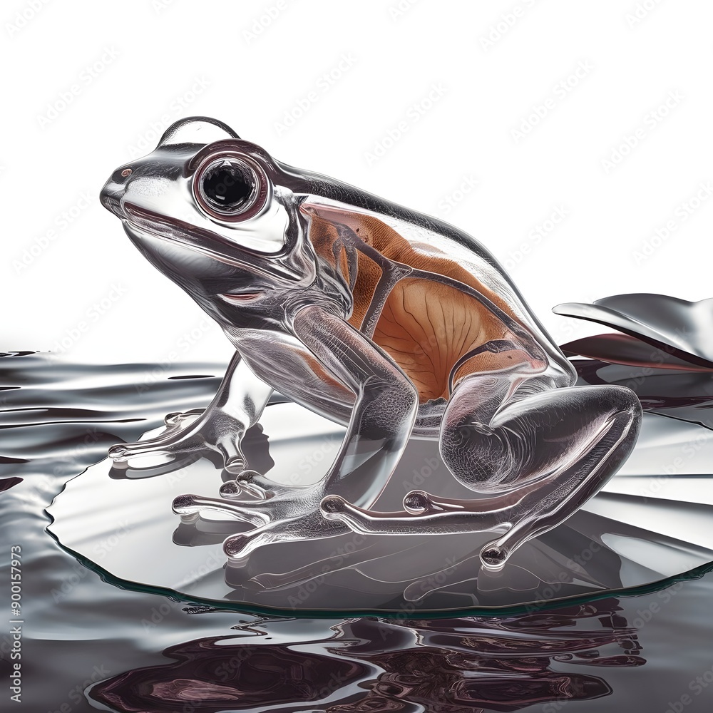 Transparent glass frog with translucent skin to see through skin rare ...