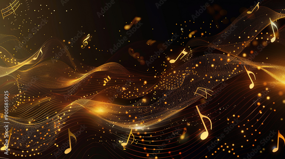 International Strange Music Day. World Music Day. Abstract colorful ...
