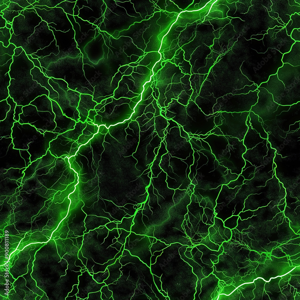 Green Lightning Seamless Texture Pattern Stock Photo | Adobe Stock