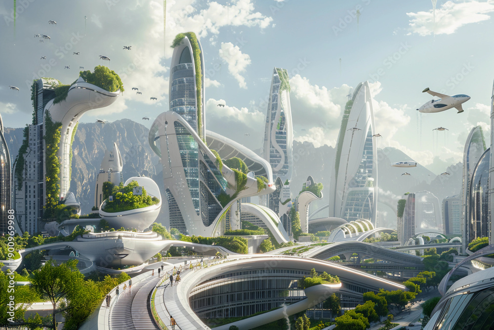 Sustainable Future City: Green Architecture and Urban Innovation Stock ...