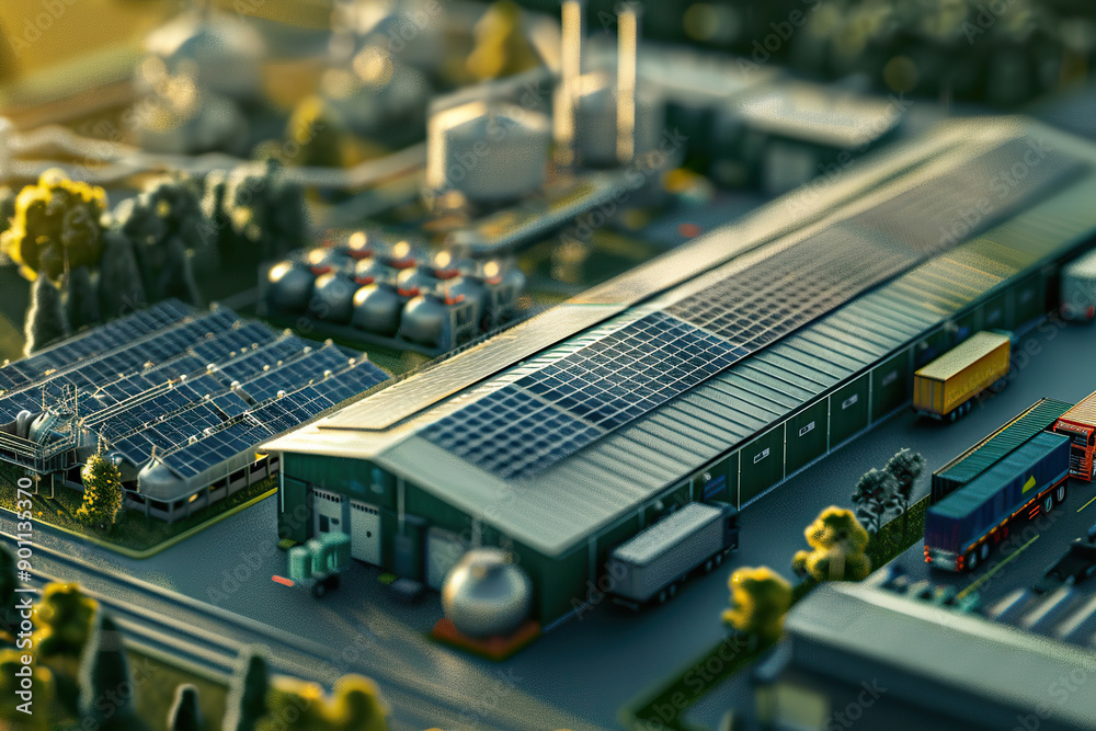 Generative ai on theme of solar cell panels in a photovoltaic power ...