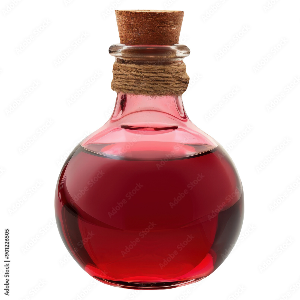 Red health potion pot sticker transparent background PNG clipart Stock ...