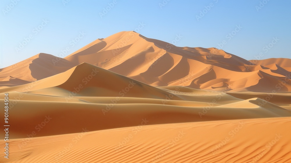 Foto de Stock Desertification: The gradual conversion of fertile land ...