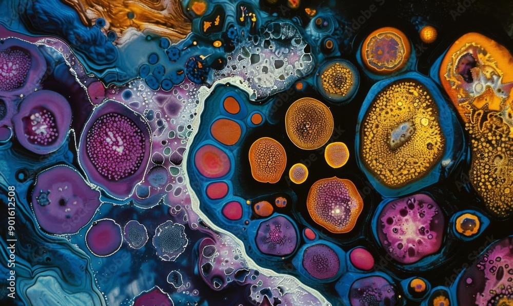 Fetal ovary: Oocyte development micrograph depicting leptotene and ...