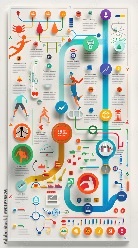 Comprehensive Weekly Exercise Routine Chart with Motivational Tips and ...