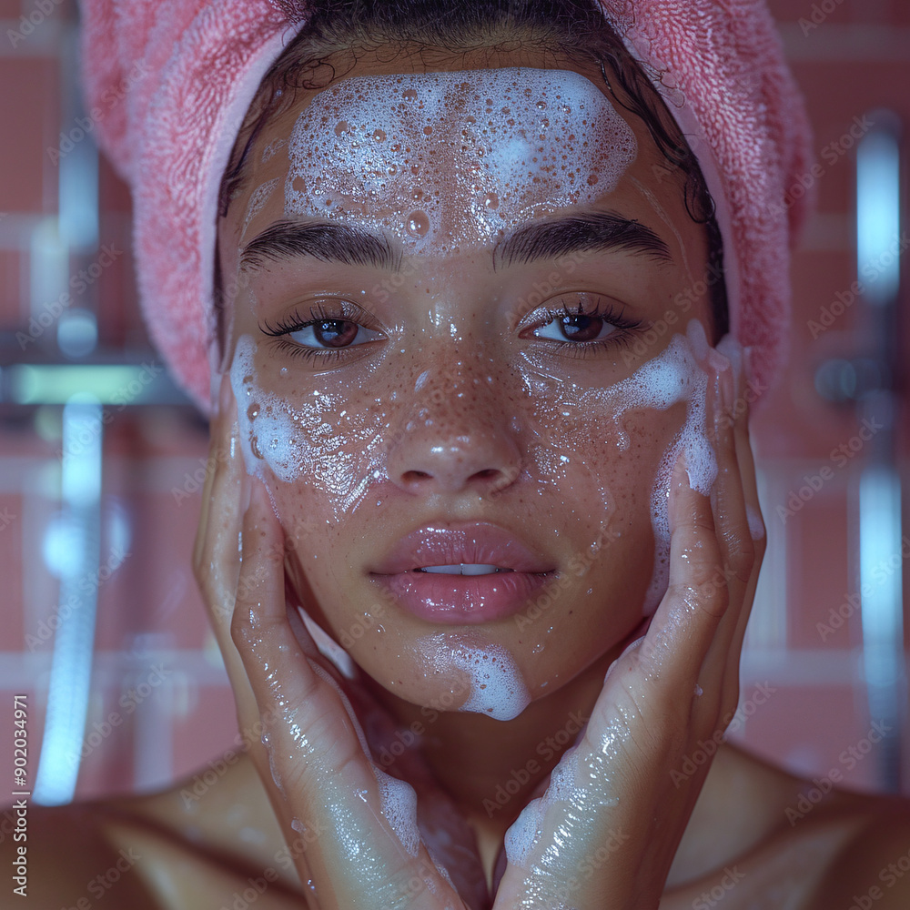 personal hygiene, Face wash, Facial pampering, cleansing routine ...