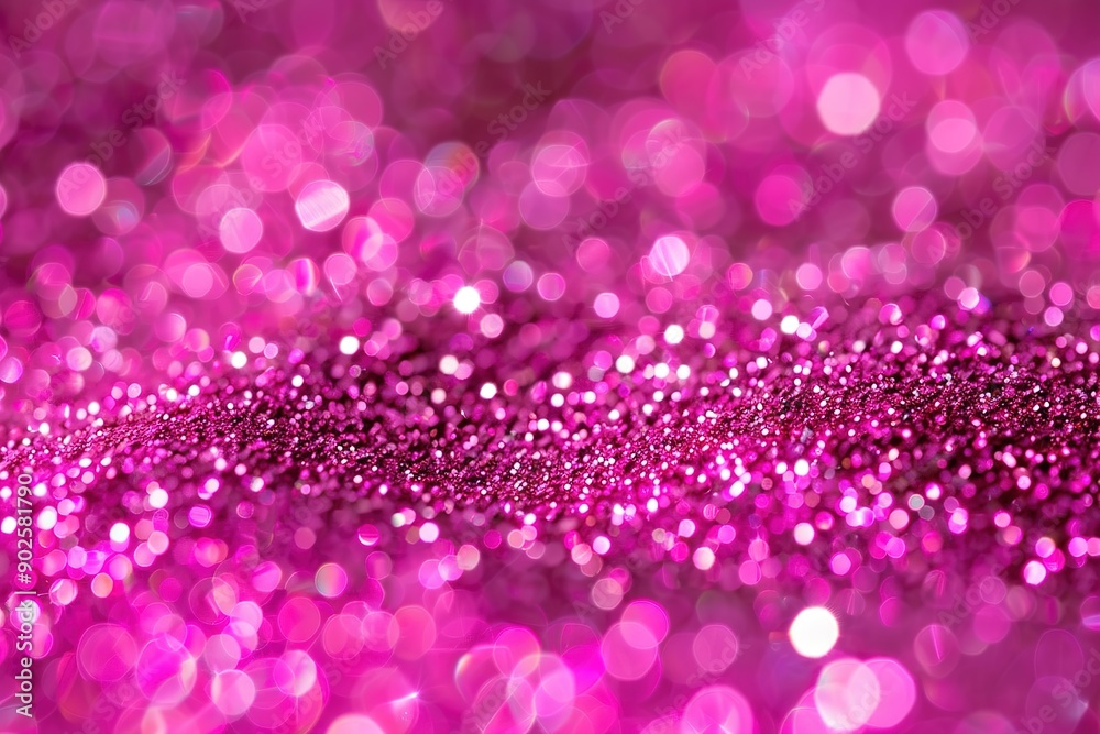 Ultra Detailed Close-Up of Hot Pink Glitter Background with High ...
