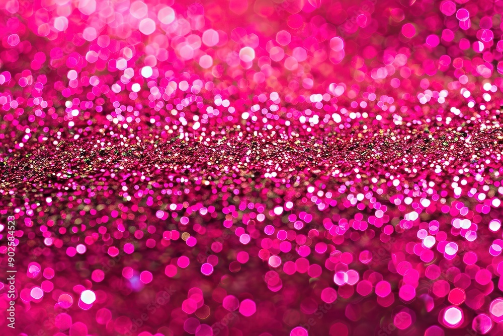 Ultra Detailed Close-Up of Hot Pink Glitter Background with High ...