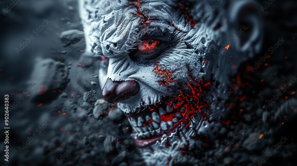 Nightmares illustrated with dark, twisted visuals and eerie figures ...