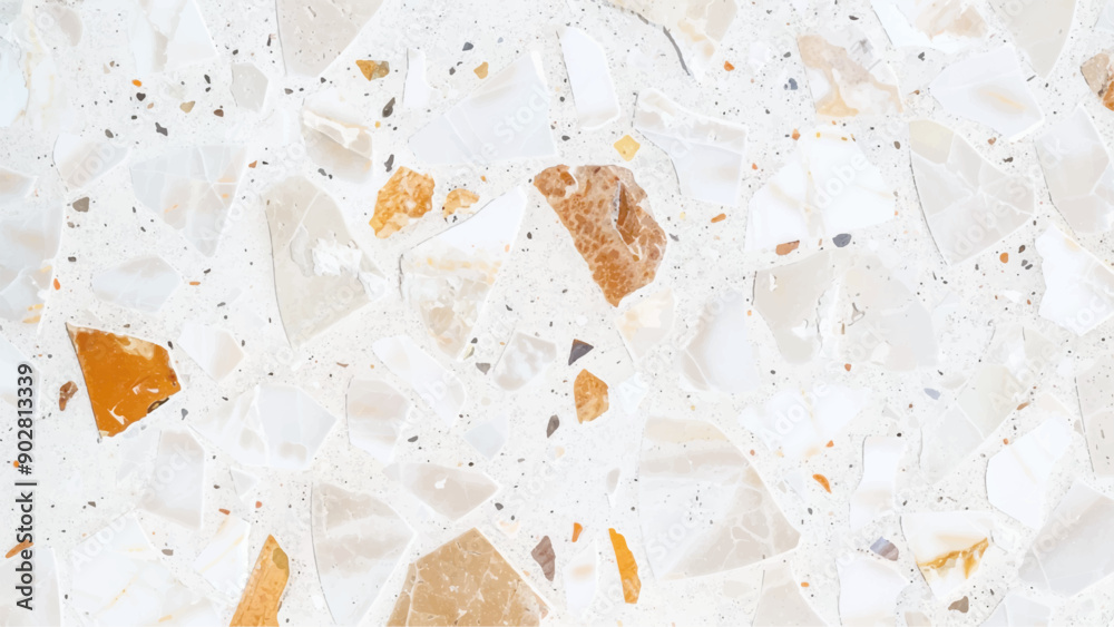 Gray terrazzo png seamless texture background. White marble texture in ...