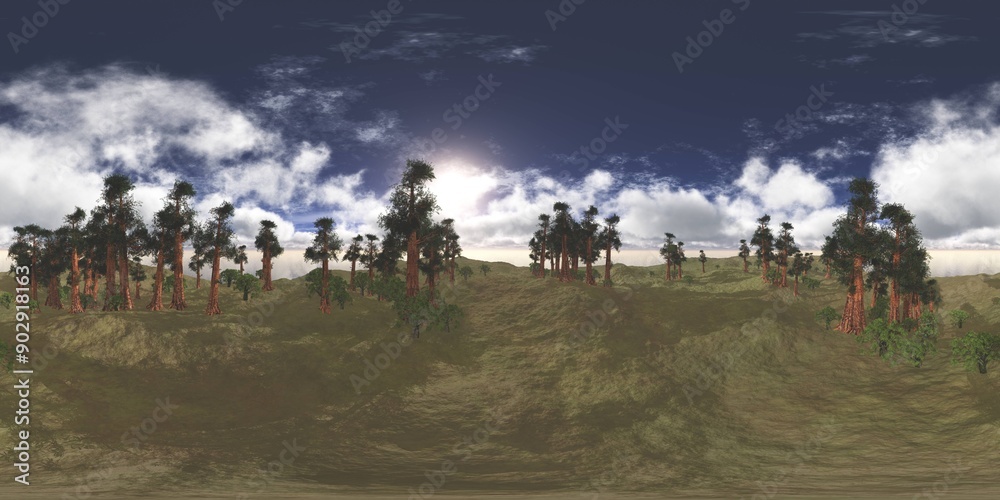 HDRI, environment map , Round panorama, spherical panorama, equidistant ...