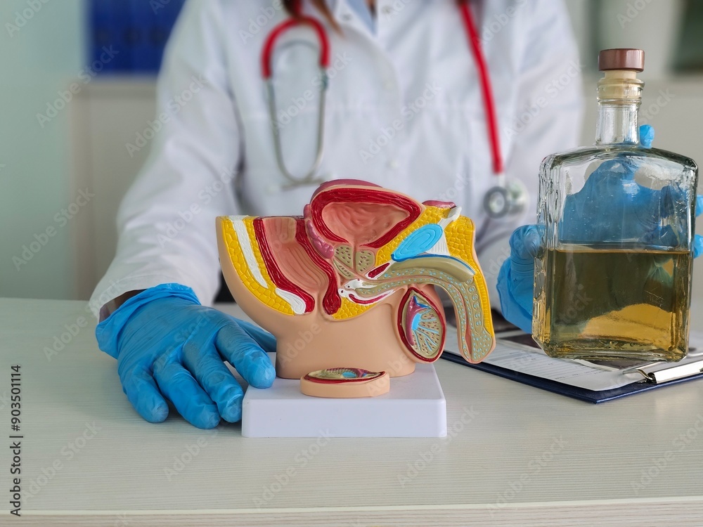 Doctor anatomy and functioning of the male reproductive system and ...