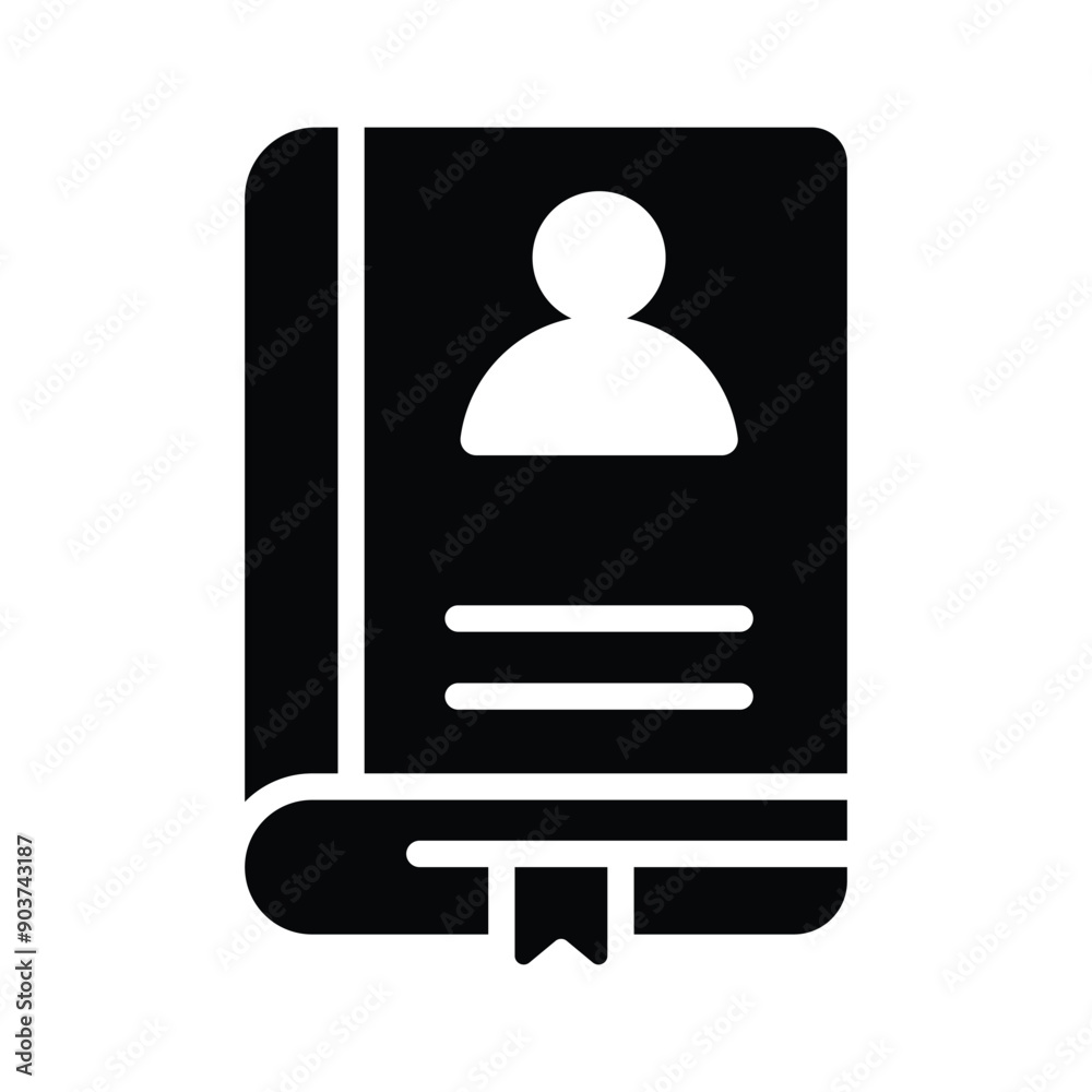 Check out this Employee Handbook vector icon that is essential guide ...