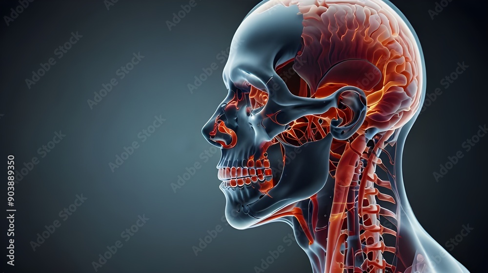 x ray anatomy of a human body Stock Illustration | Adobe Stock