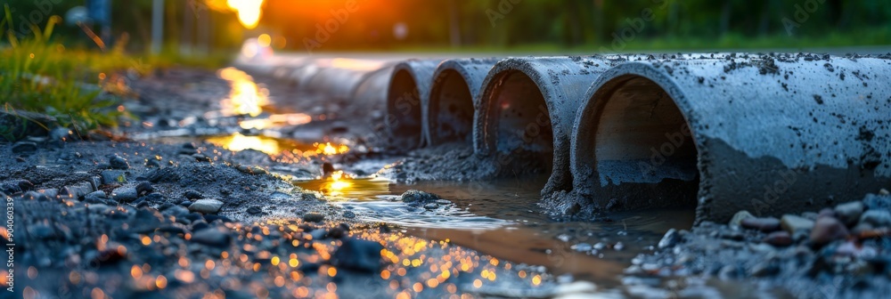 Urban Water Management: The Installation of Concrete Sewage Drainage ...