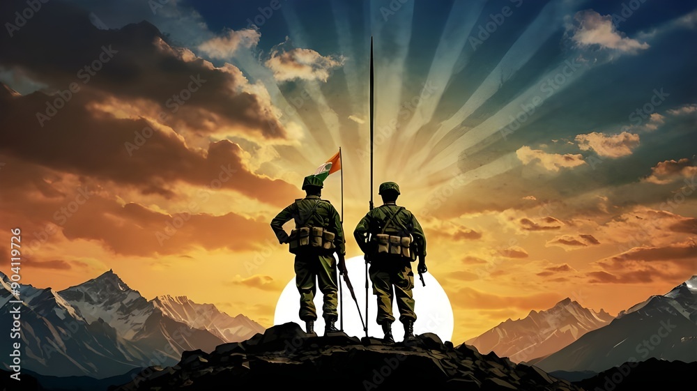image commemorating Kargil Vijay Diwas, also known as Kargil Victory ...