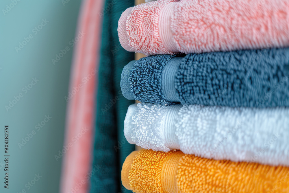 Explore the hidden germs on towel racks in bathrooms, revealing ...